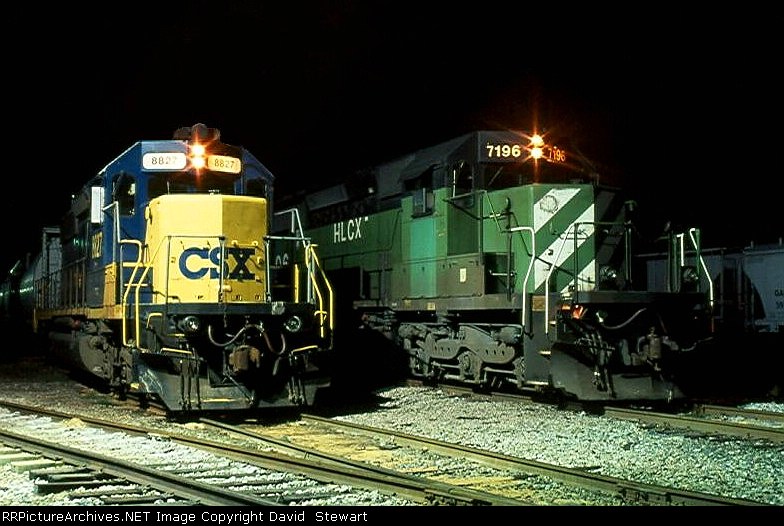 CSX 8827 & HLCX 7196